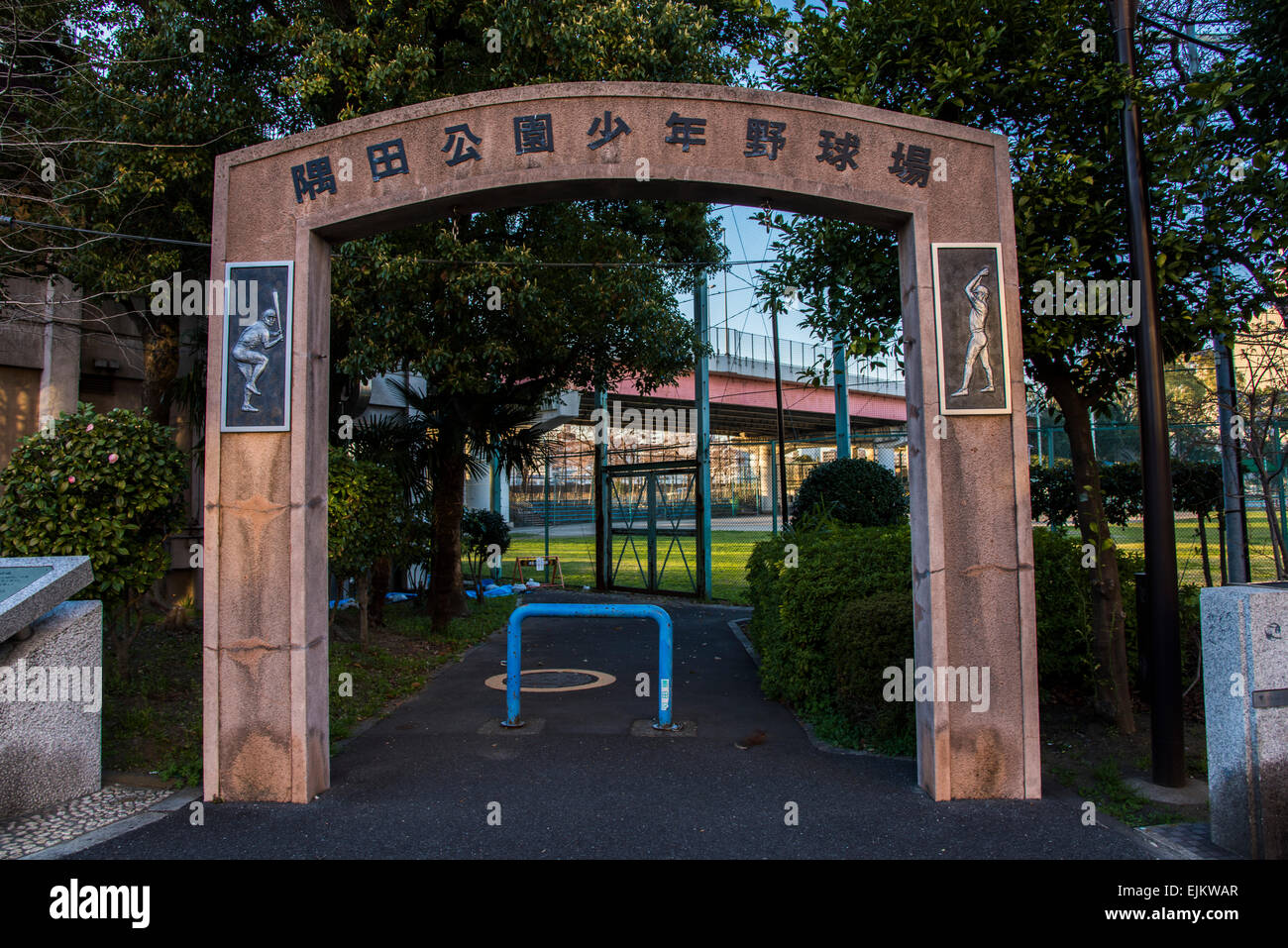 Sumida park boys baseball field,Sumida-Ku,Tokyo,Japan Stock Photo - Alamy