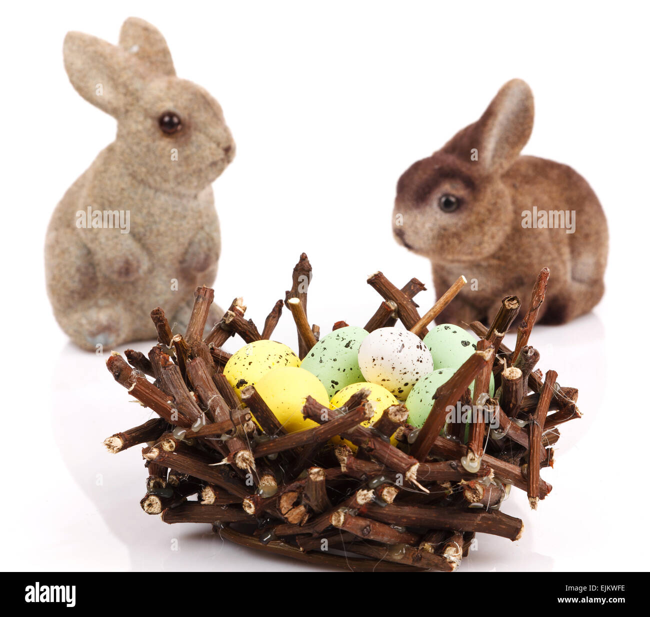 Sitting easter bunnies hi-res stock photography and images - Alamy