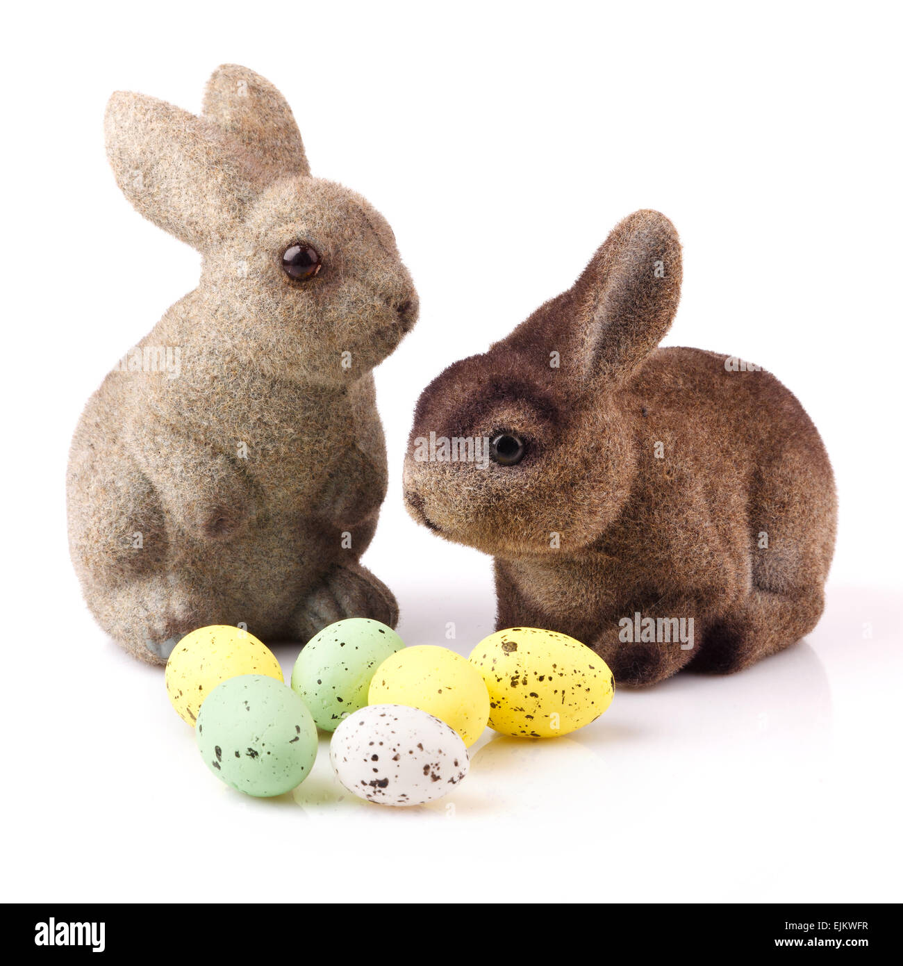 couple of easter bunnies Stock Photo - Alamy