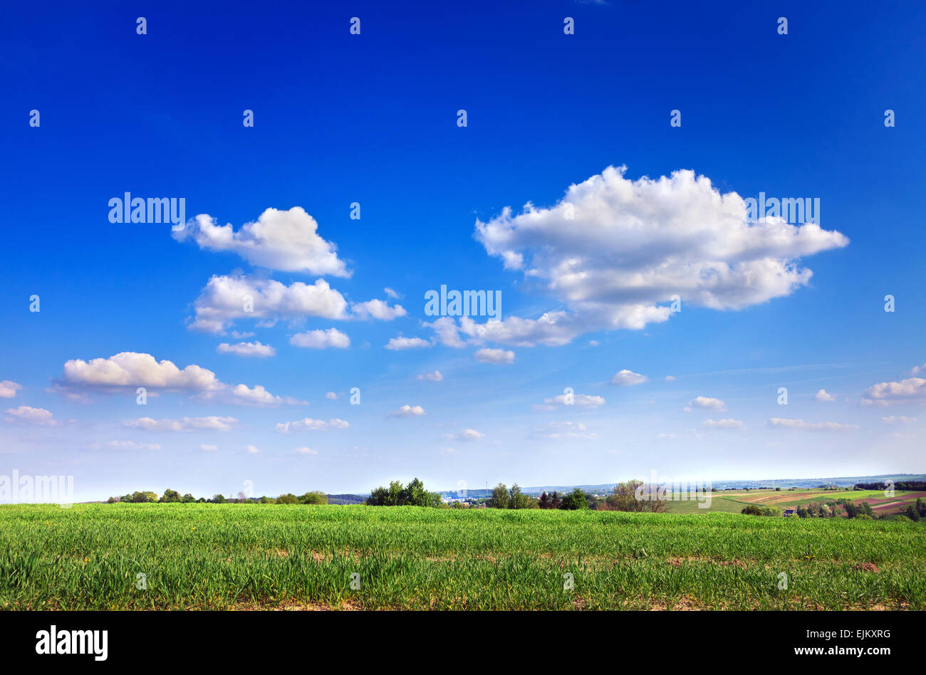 landscape of blue sky Stock Photo - Alamy
