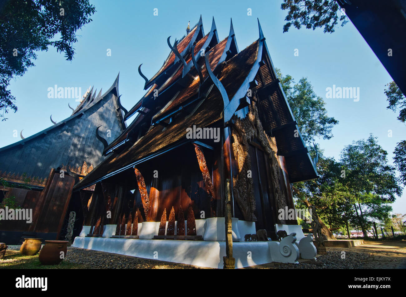 Baan Daam Museum, Black House or Black Temple in Chiang Rai Province ...