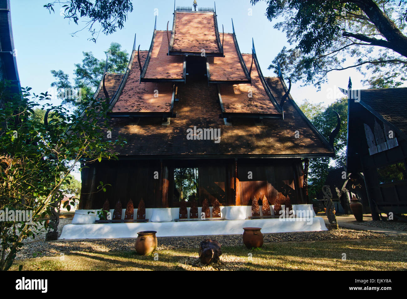 Baan Daam Museum, Black House or Black Temple in Chiang Rai Province ...
