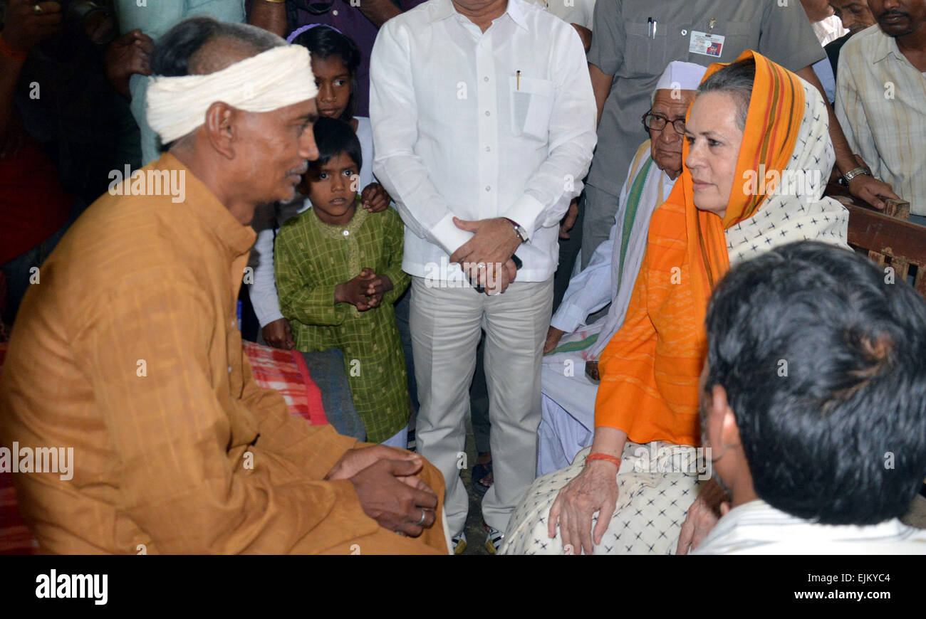 Amethi, Indian state of Uttar Pradesh. 28th Mar, 2015. India's Congress ...
