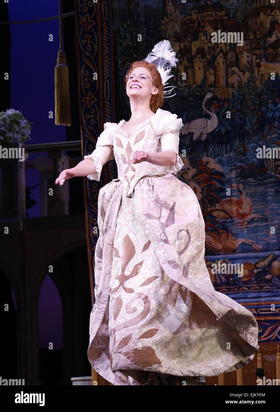 Lesley Ann Warren visits the cast of Broadway's Cinderella at the ...
