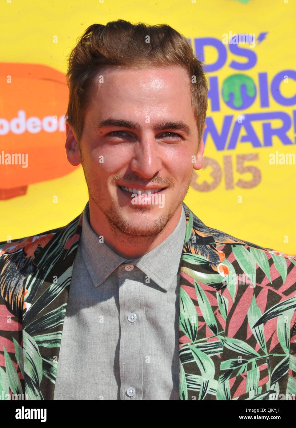 Los Angeles, CA, USA. 28th Mar, 2015. Kendall Schmidt at arrivals for ...