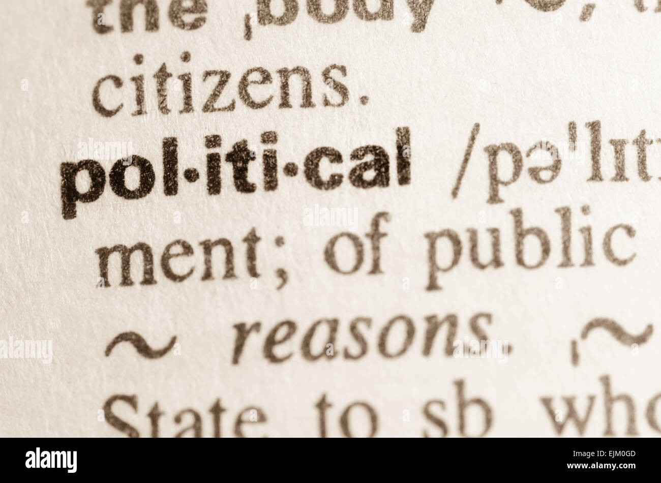 Definition Of Word Political In Dictionary Stock Photo Alamy Definition Of Word Political In Dictionary Stock Photo Alamy