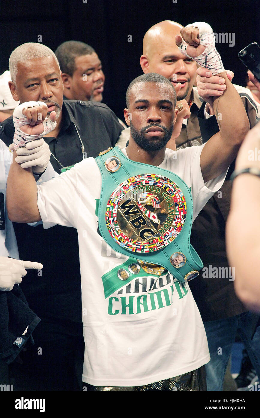 Las Vegas, Nevada, USA. 28th Mar, 2015. BoXER gary Russell jr is ...