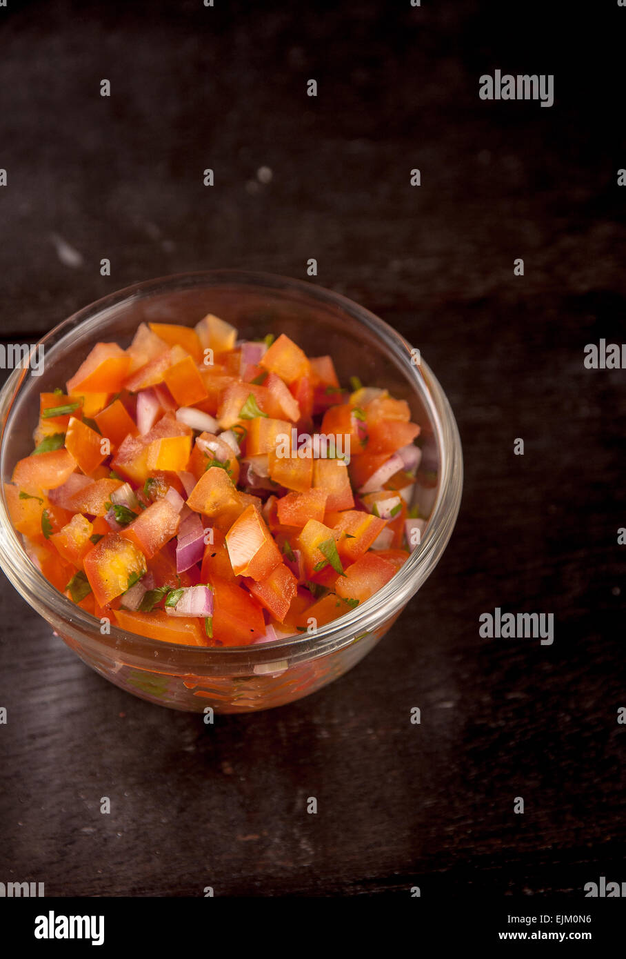 A serving of fresh salsa dip Stock Photo - Alamy