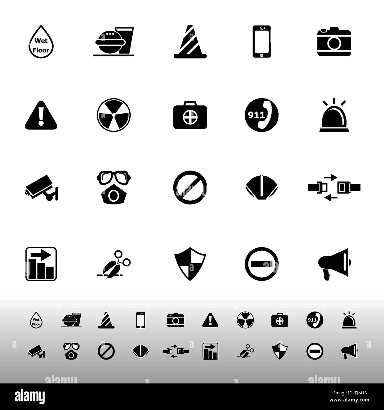 General useful icons on white background, stock vector Stock Vector ...