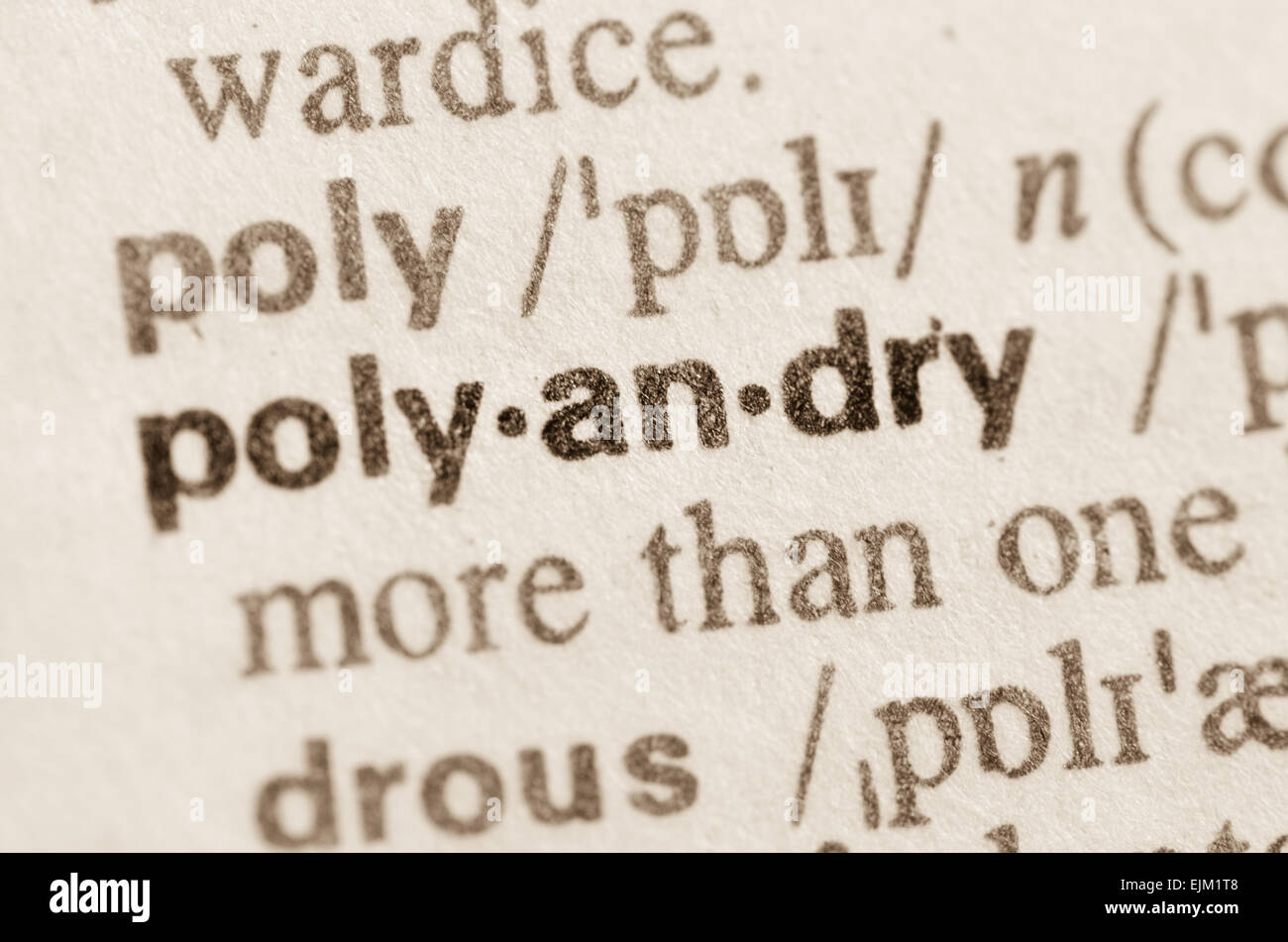 Polyandry hi-res stock photography and images - Alamy