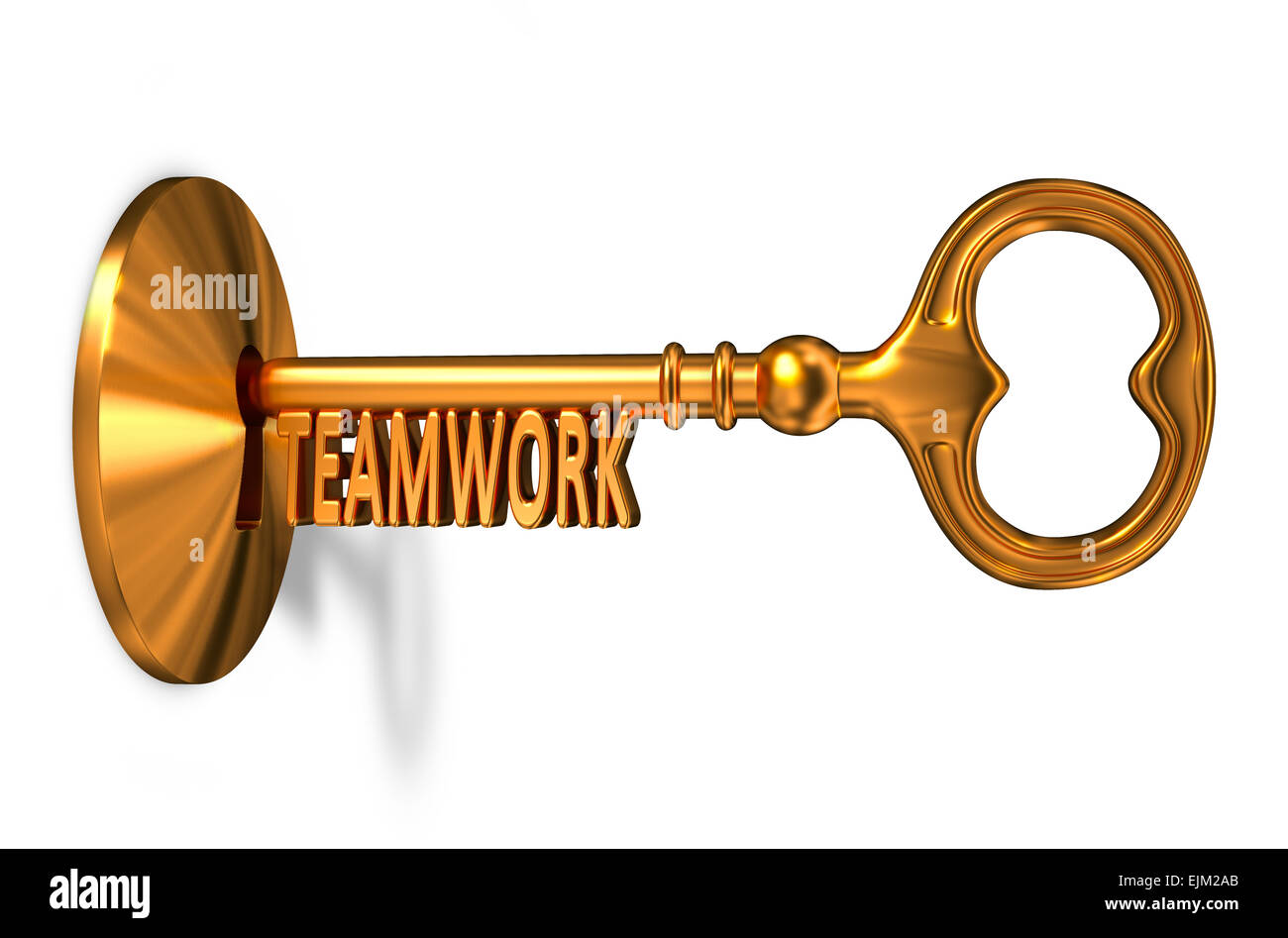 Teamwork team work partnership Cut Out Stock Images & Pictures - Alamy
