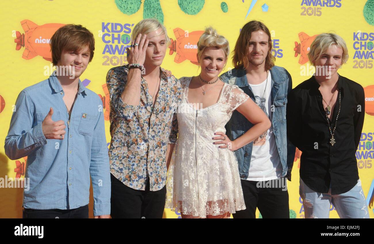 Los Angeles, CA, USA. 28th Mar, 2015. Rocky Lynch, Ross Lynch ...