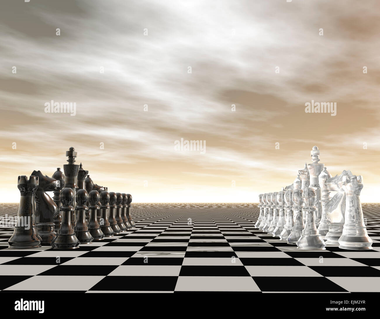 digital visualization of a chessboard Stock Photo - Alamy
