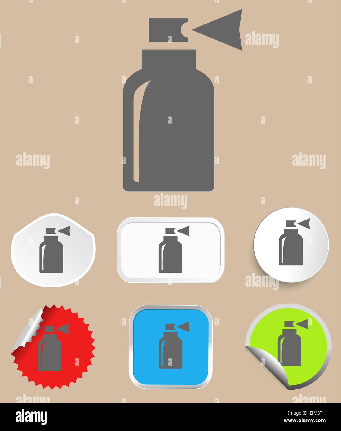 Spray icon - vector illustration Stock Photo - Alamy