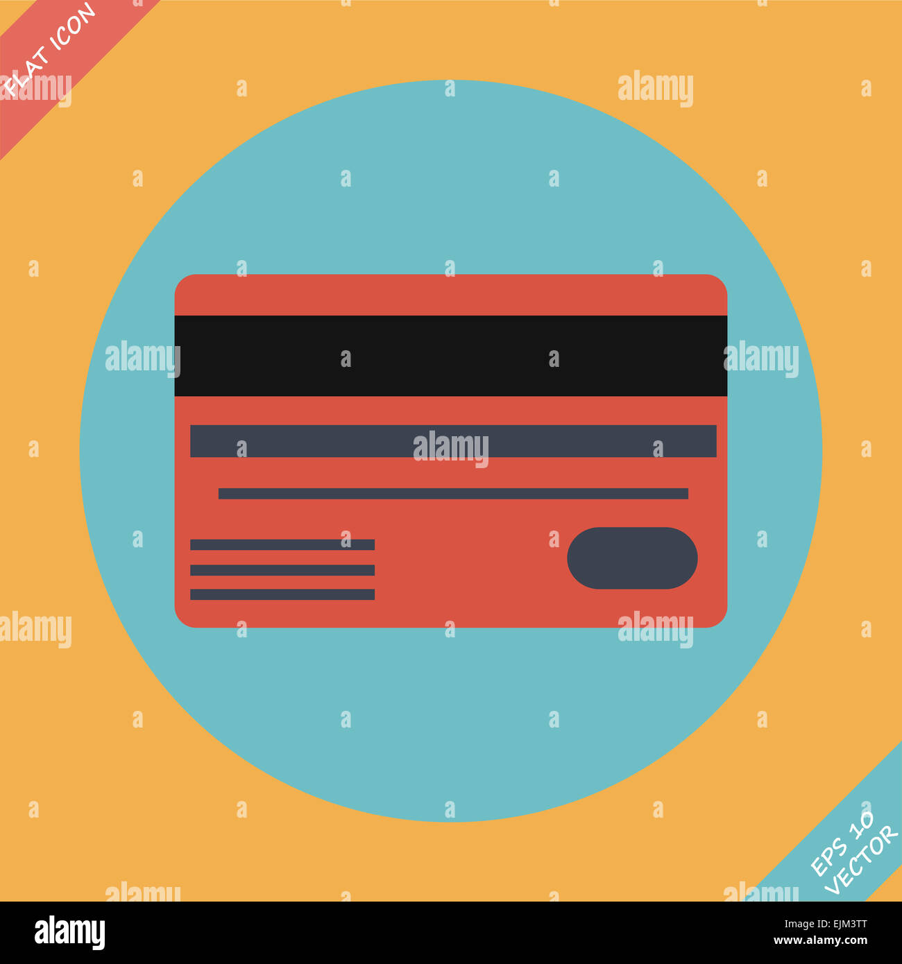 Bank credit cards - vector illustration Stock Photo - Alamy