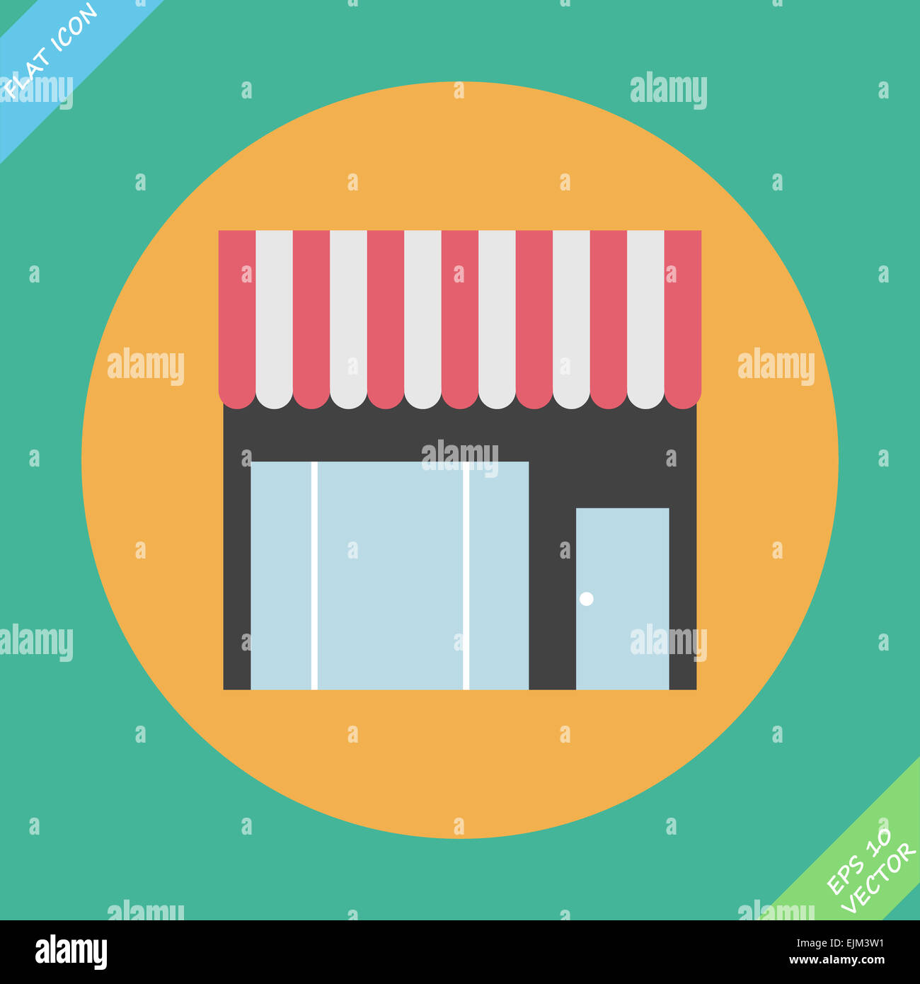 Storefront icon - vector illustration Stock Photo - Alamy