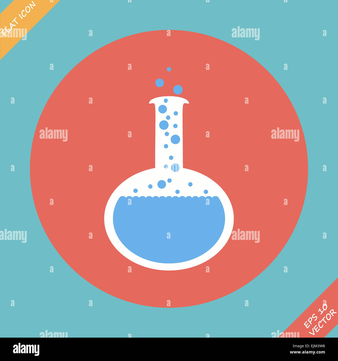 Laboratory glass - vector illustration Stock Photo - Alamy