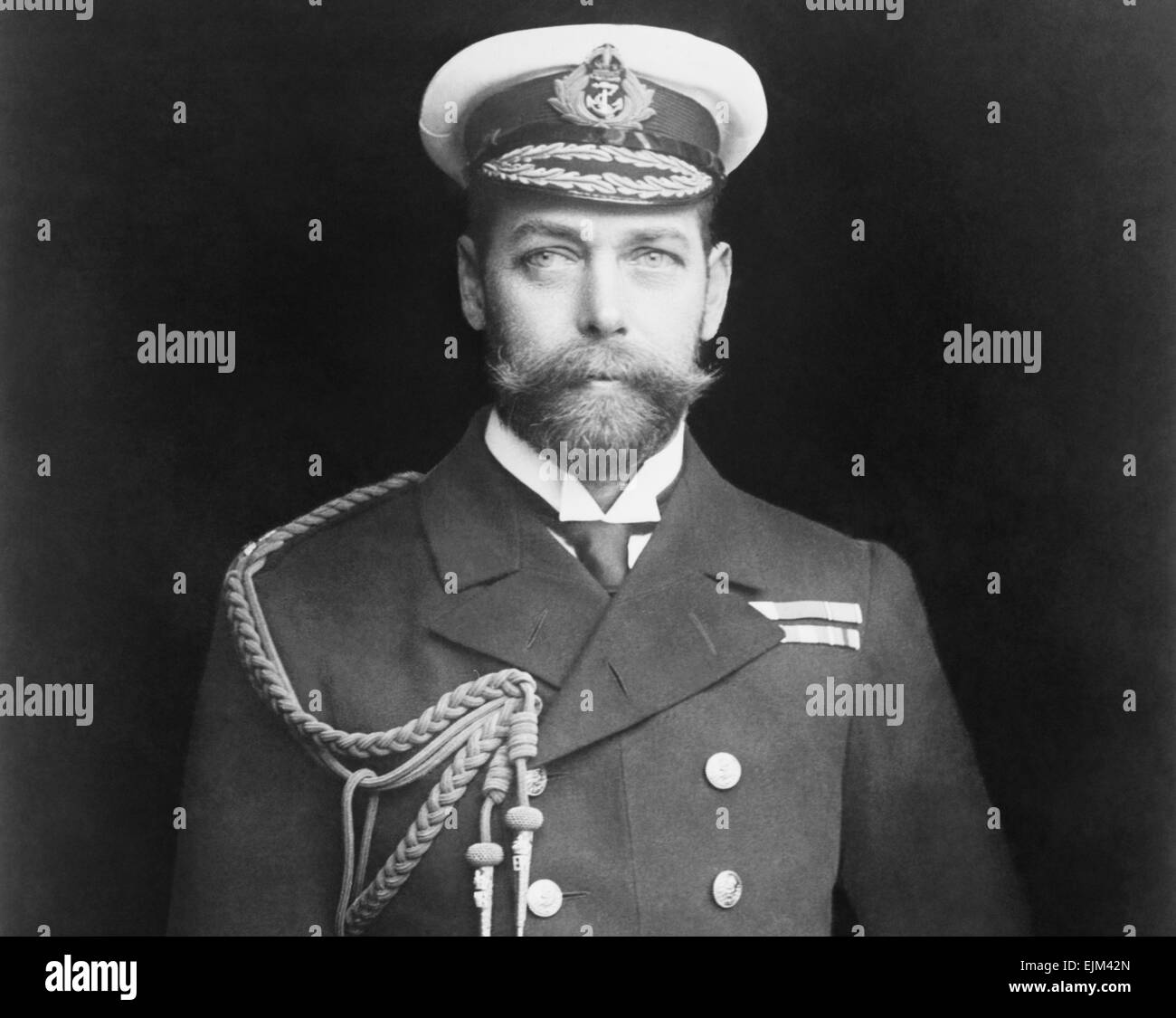 Vintage photo of George V Stock Photo - Alamy