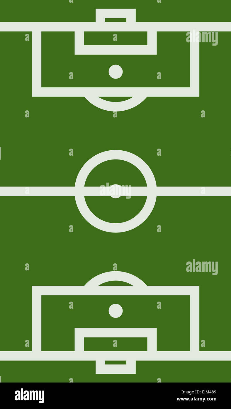 Vector football field illustration Stock Photo - Alamy