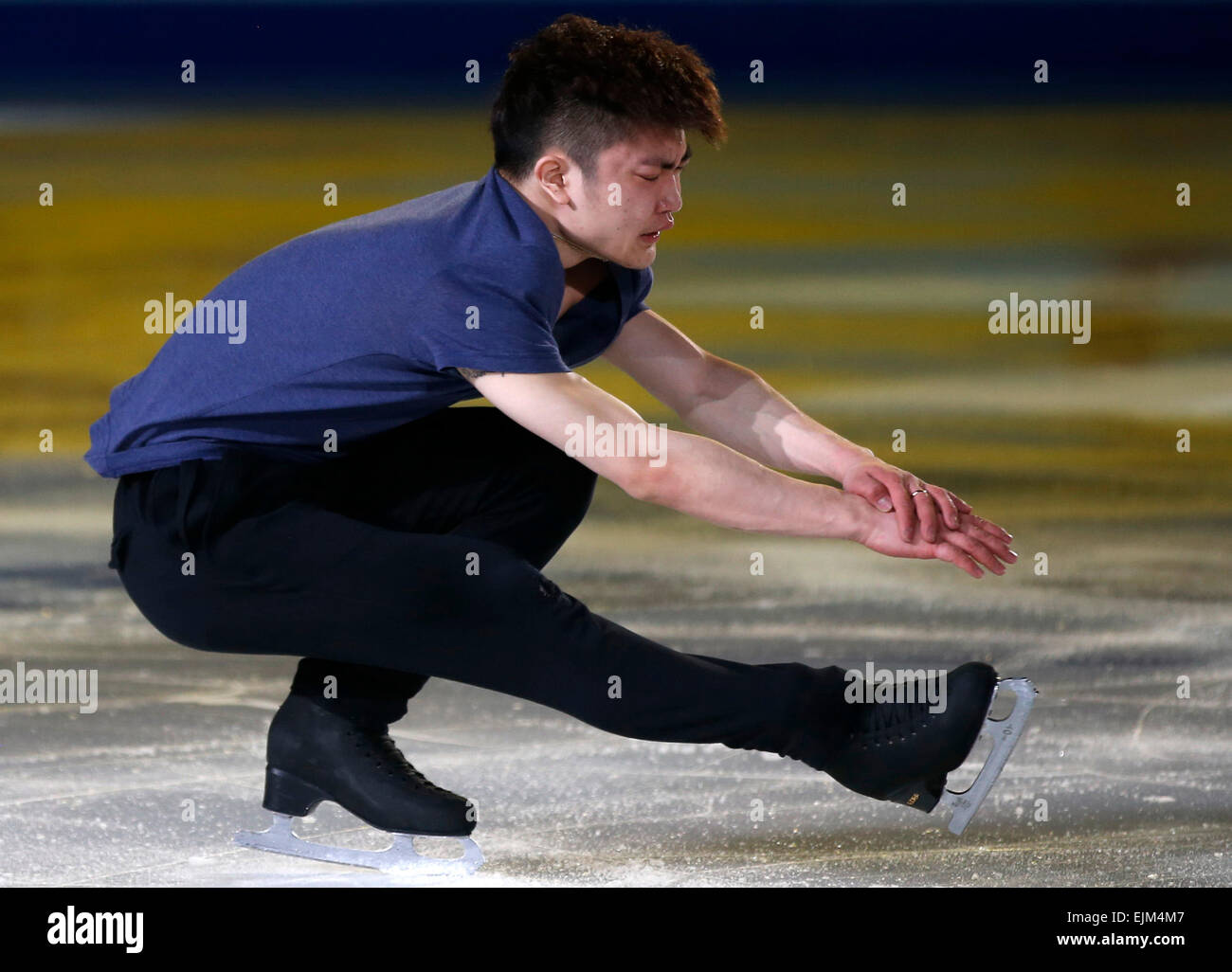 Shanghai, China. 29th Mar, 2015. Yan Han of China performs during Gala ...