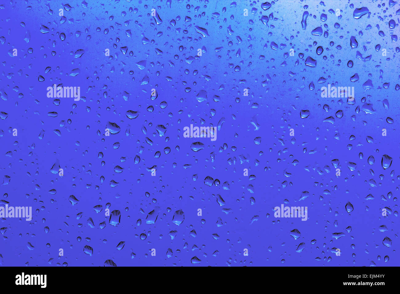 Blue glass wet glass hi-res stock photography and images - Alamy
