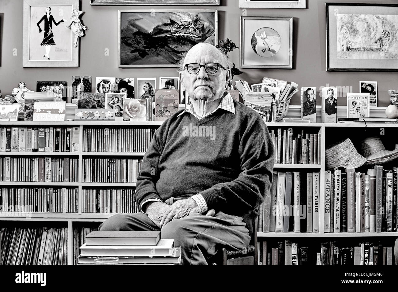 Sandy Wilson, Composer, Portrait Stock Photo - Alamy