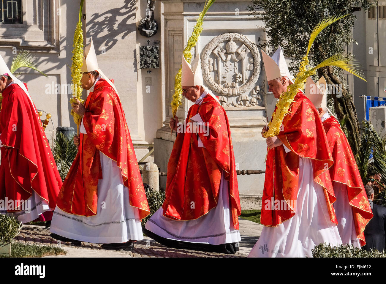 Vatican City, Italy. 29th March 2015. Pope Francis, Sunday of Palms ...