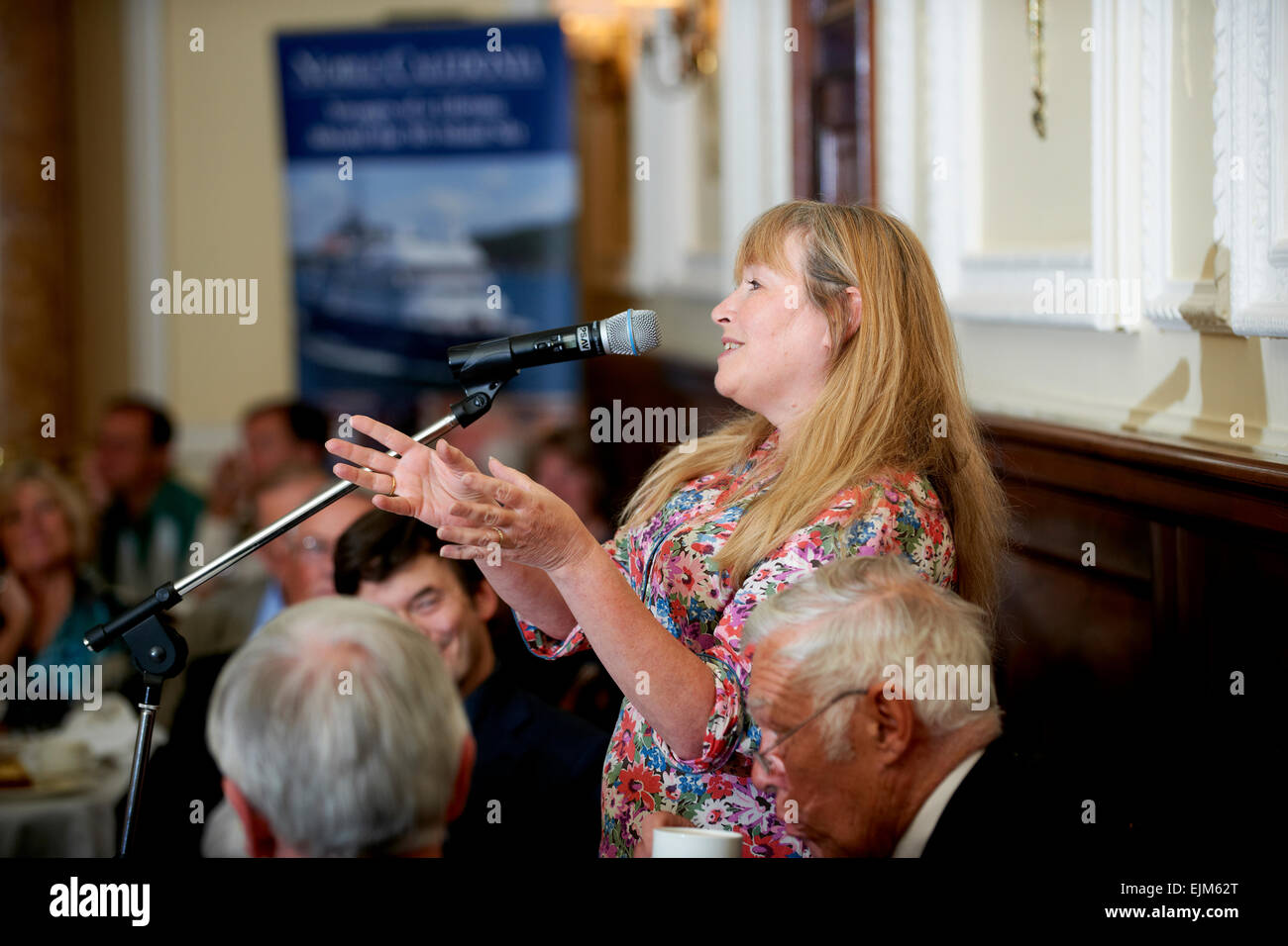 Mary Killen at The Oldie Literary Lunch 18/09/12 Stock Photo - Alamy