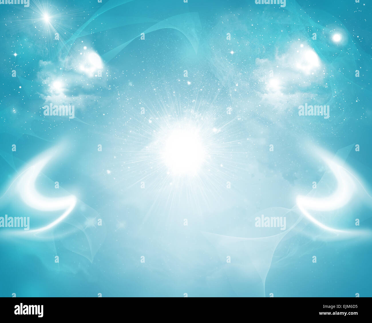 Abstract blue background is magic sky Stock Photo - Alamy
