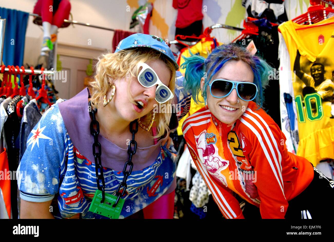 Emily Bosence (left) and Gemma Costin at Red Mutha fashion shop ...
