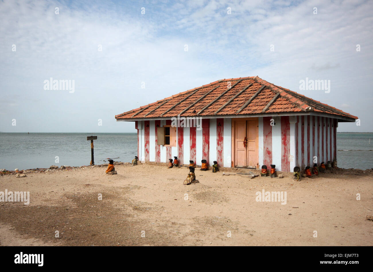 Hindu Naga House, Nainativu Island, Jaffna Peninsula, Sri Lanka Stock ...