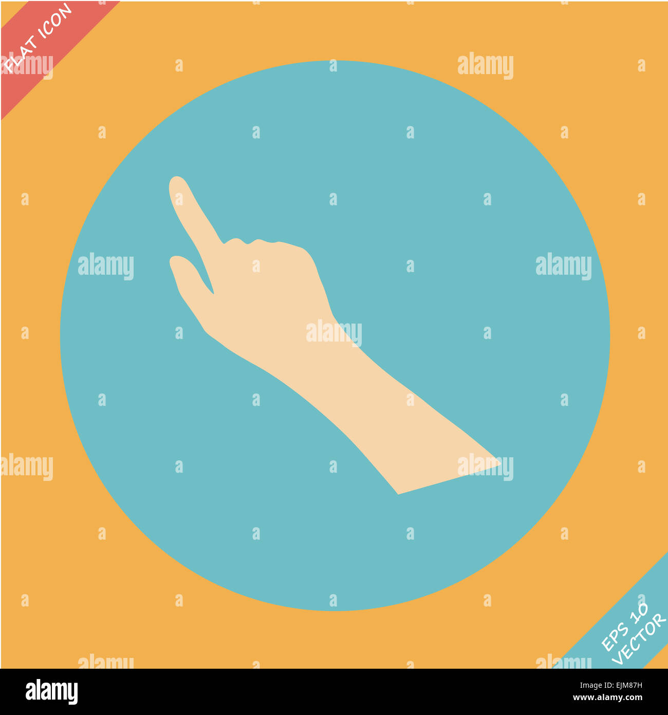 Vector Hand - vector illustration Stock Photo - Alamy