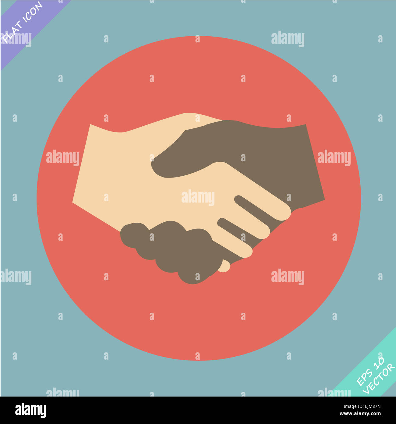 Handshake icon hi-res stock photography and images - Alamy