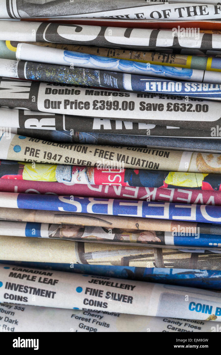 Pile of newspapers hi-res stock photography and images - Alamy