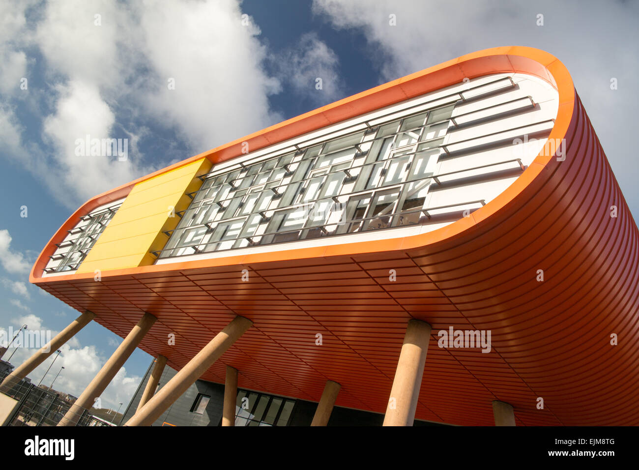 The Oracle building in Blackpool has the look of a 1950's style radio ...