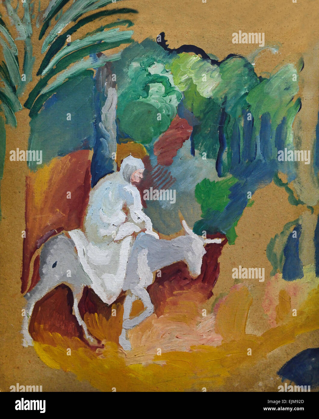 Jesus on donkey hi-res stock photography and images - Alamy