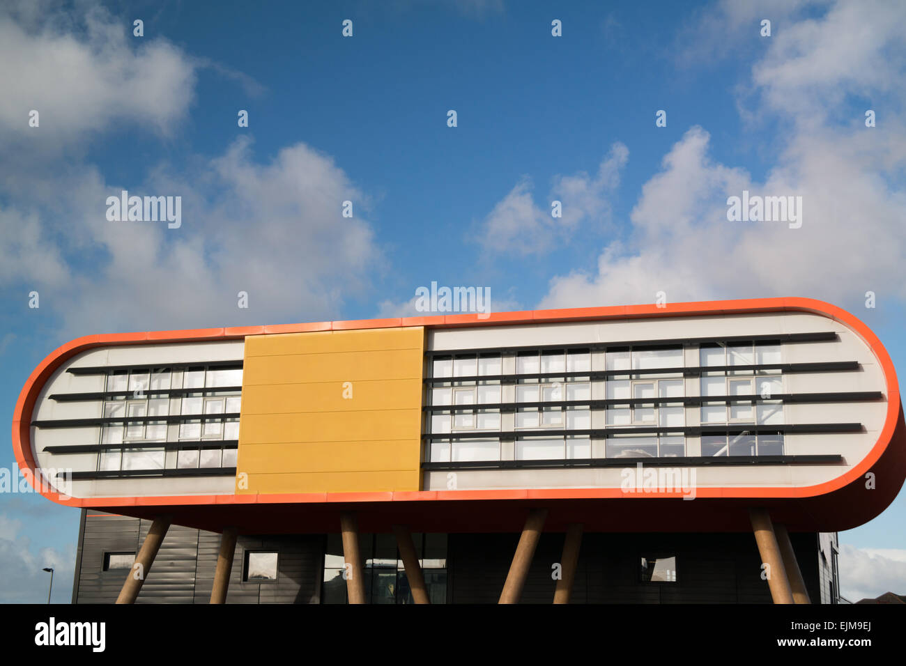 The Oracle building in Blackpool has the look of a 1950's style radio ...