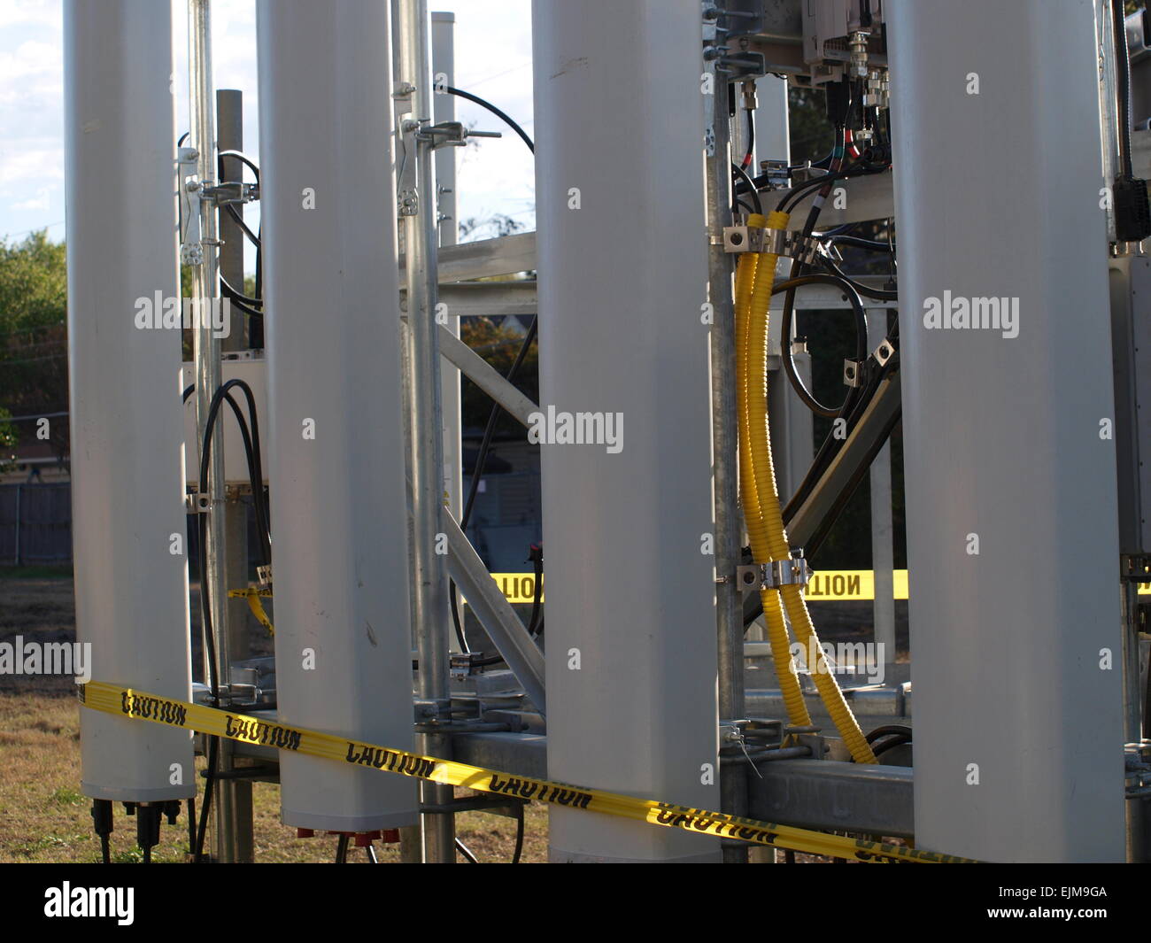 Cell Tower Up Close Stock Photo - Alamy