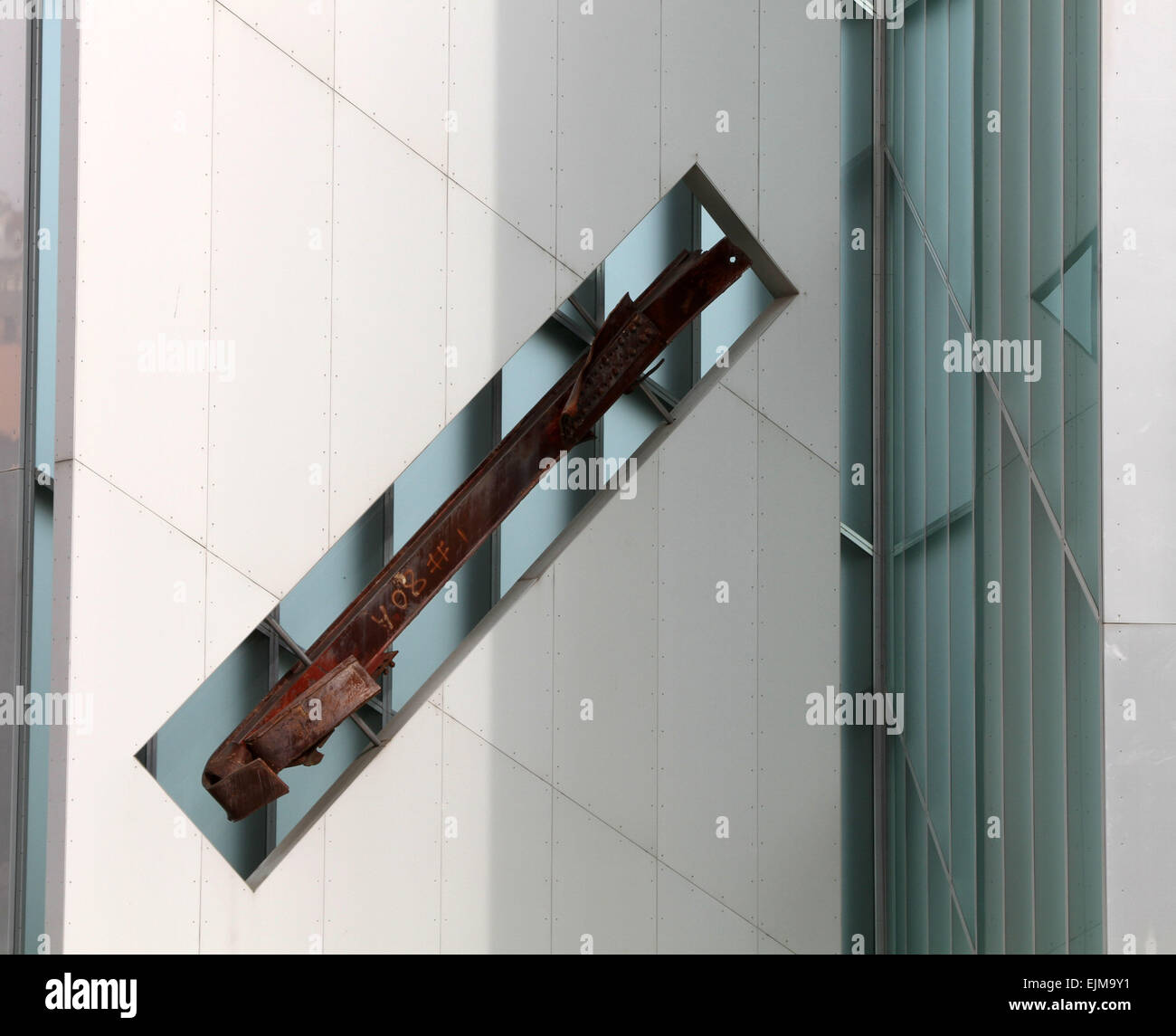 ITALY, Padova: Structural beam salvaged from the World Trade Centre ...