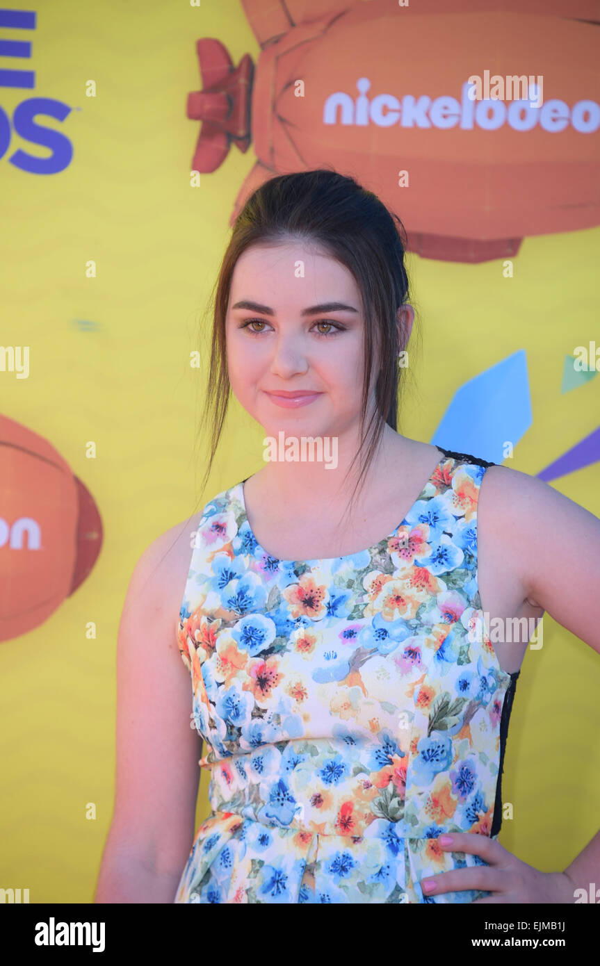 Sarah Gilman attends Nickeodeon's 28th Annual Kids' Choice Awards at ...