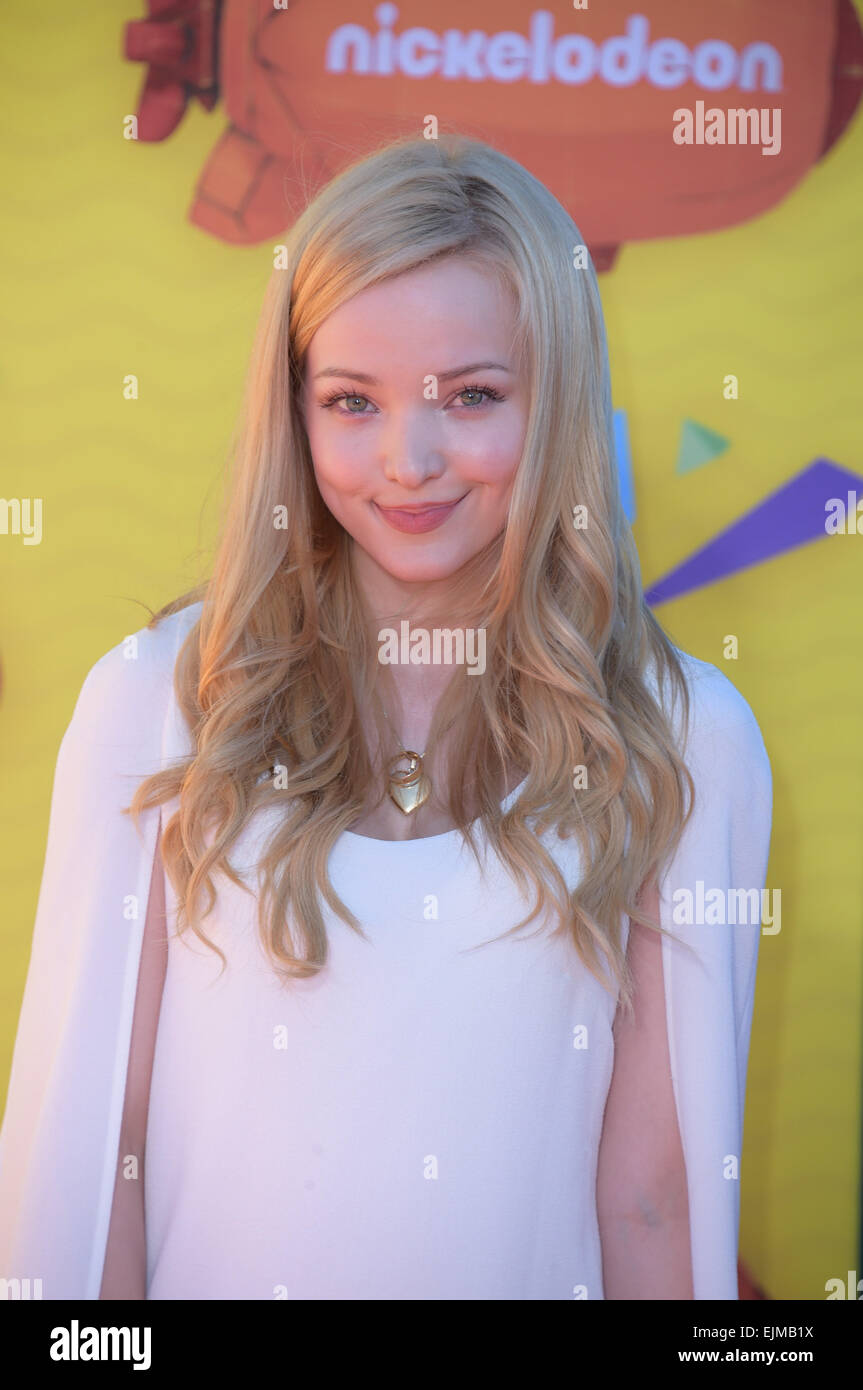 Dove Cameron attends Nickeodeon's 28th Annual Kids' Choice Awards at ...