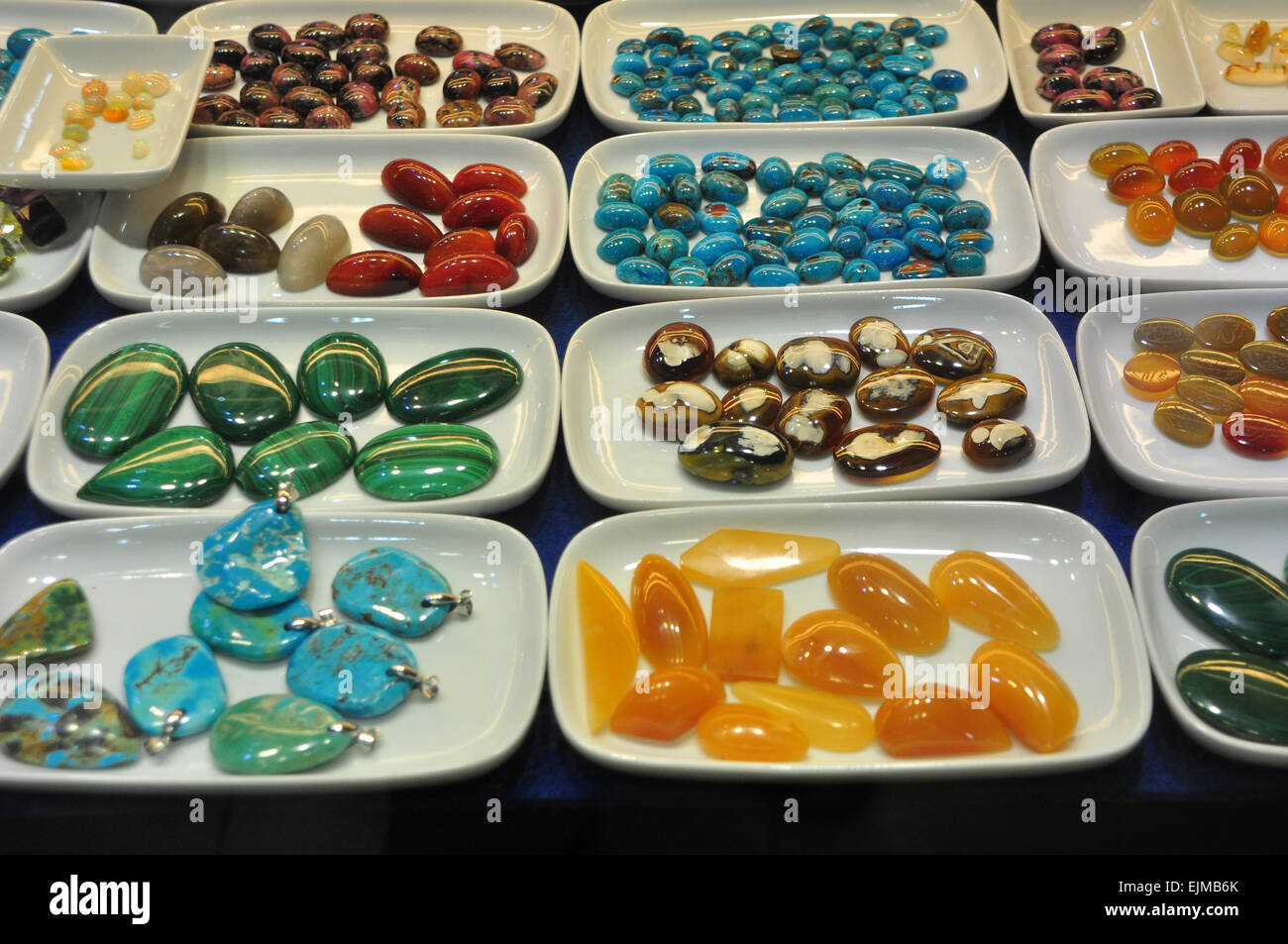 The trend of gemstones in Indonesia Stock Photo - Alamy