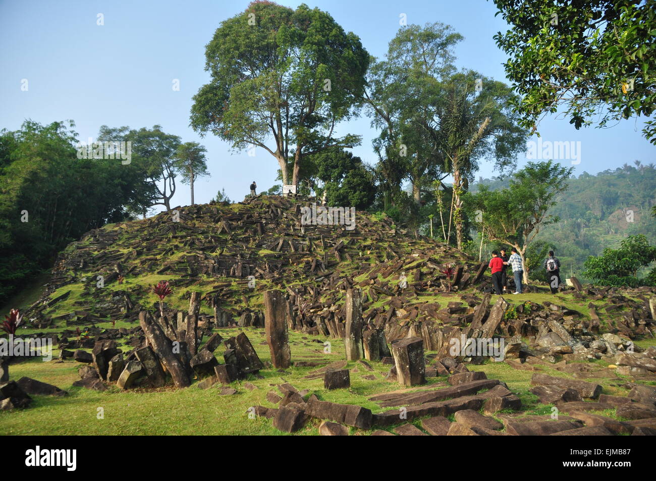 Gunung Padang, megalithic site located in Karyamukti village, Cianjur ...