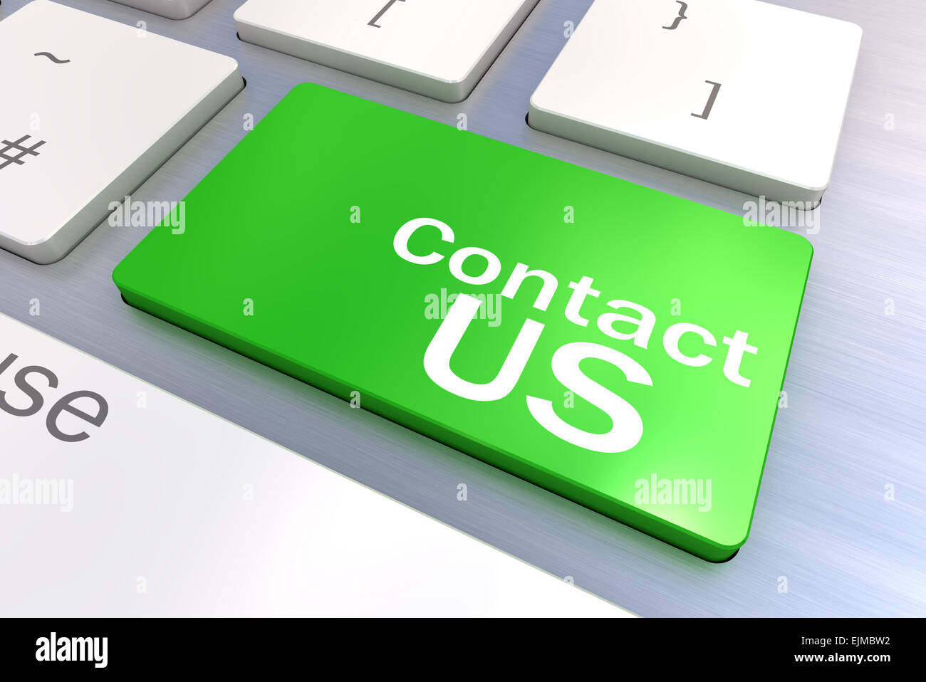 Button keyboard us contacting hi-res stock photography and images - Alamy