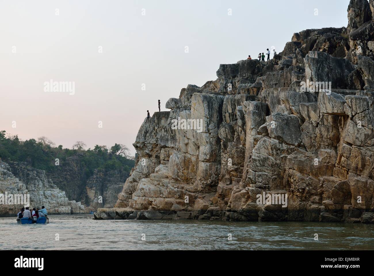 Marble rocks of jabalpur district hi-res stock photography and images ...