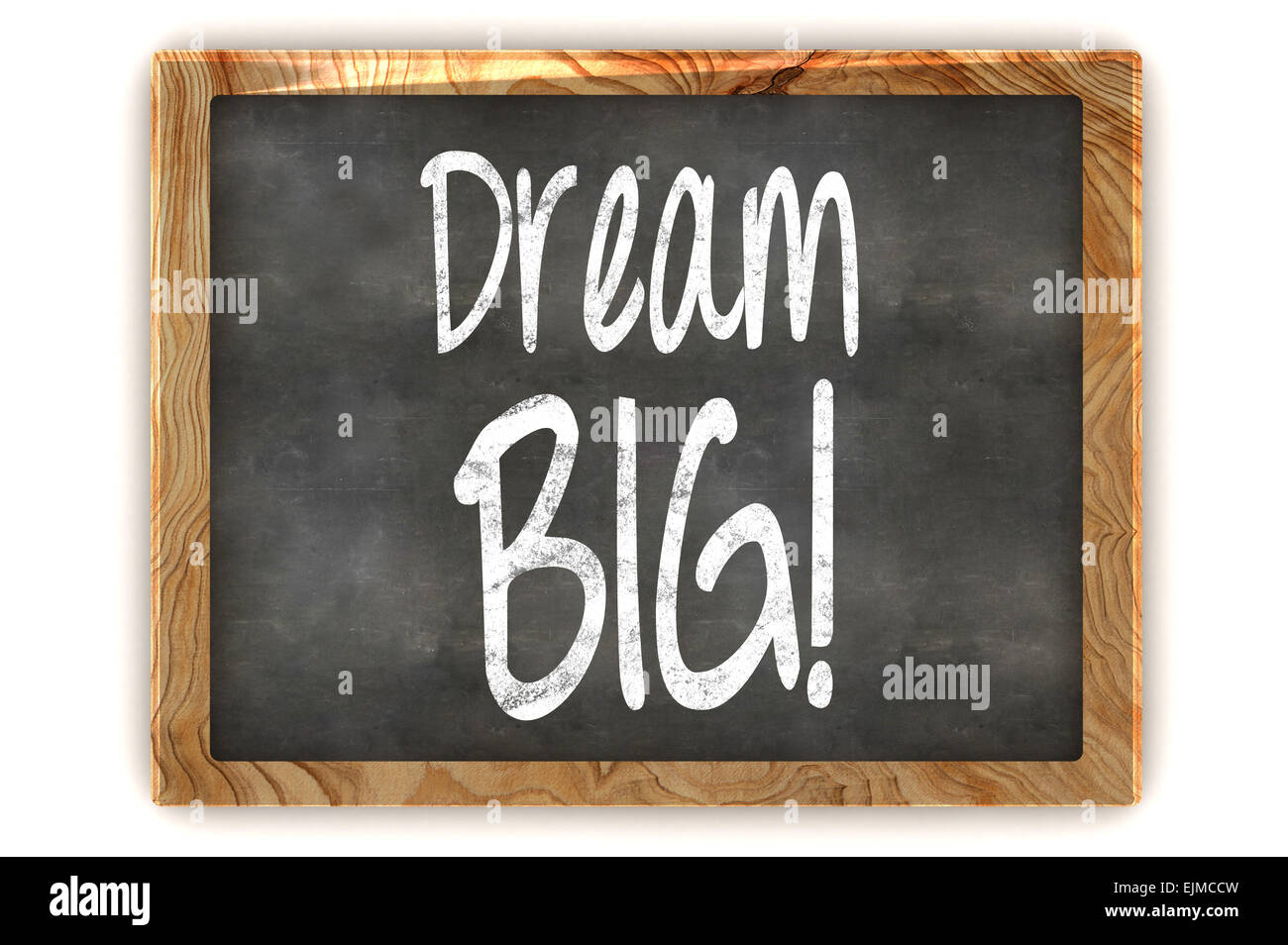 A Colourful 3d Rendered Blackboard showing the Inspirational Message ...