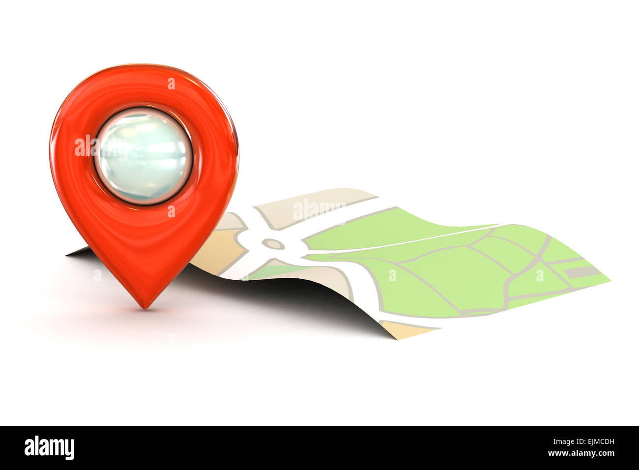 Map icon 3d pin design hi-res stock photography and images - Alamy