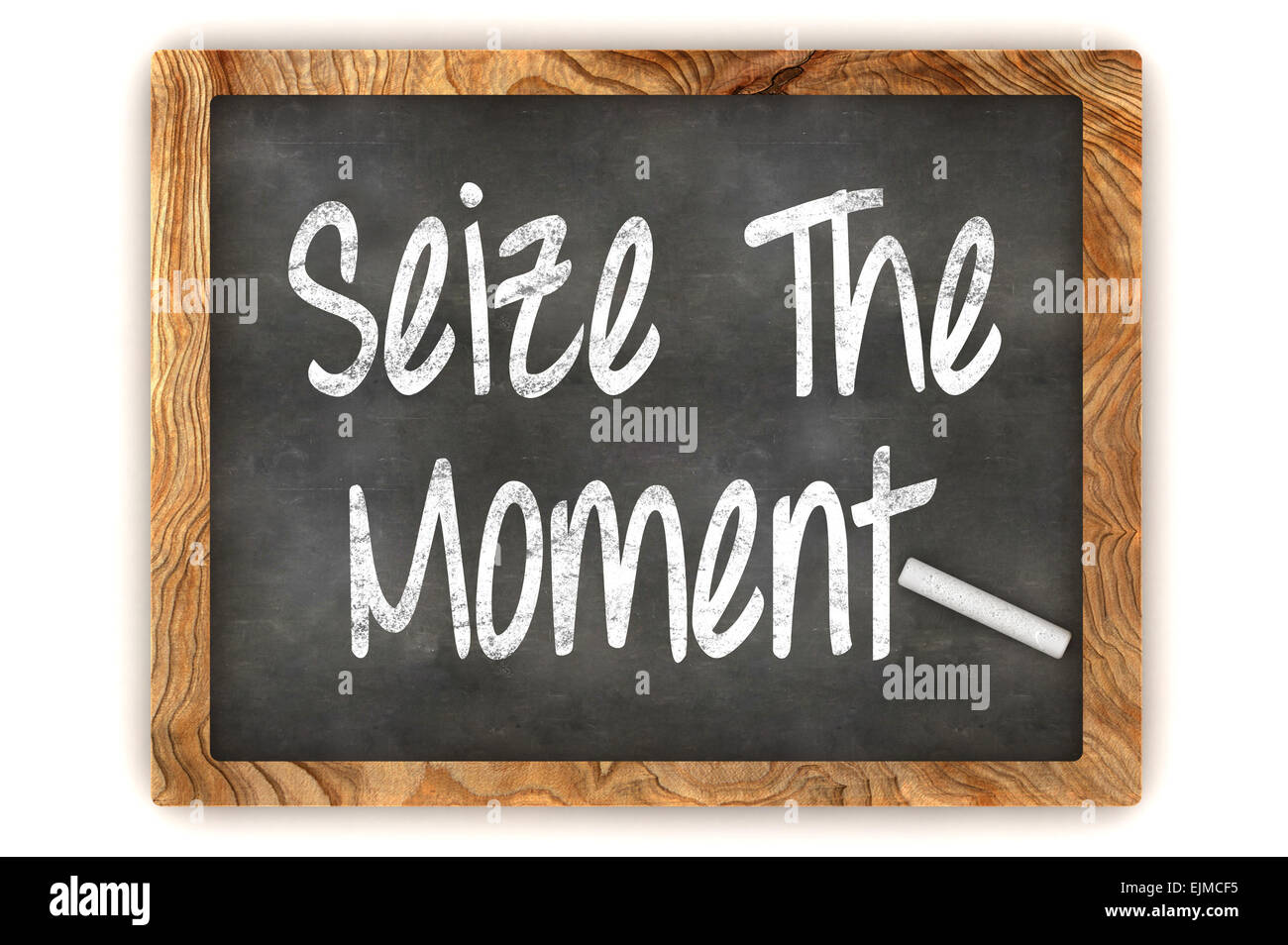 A Colourful 3d Rendered Blackboard Illustration Showing 'Seize the ...