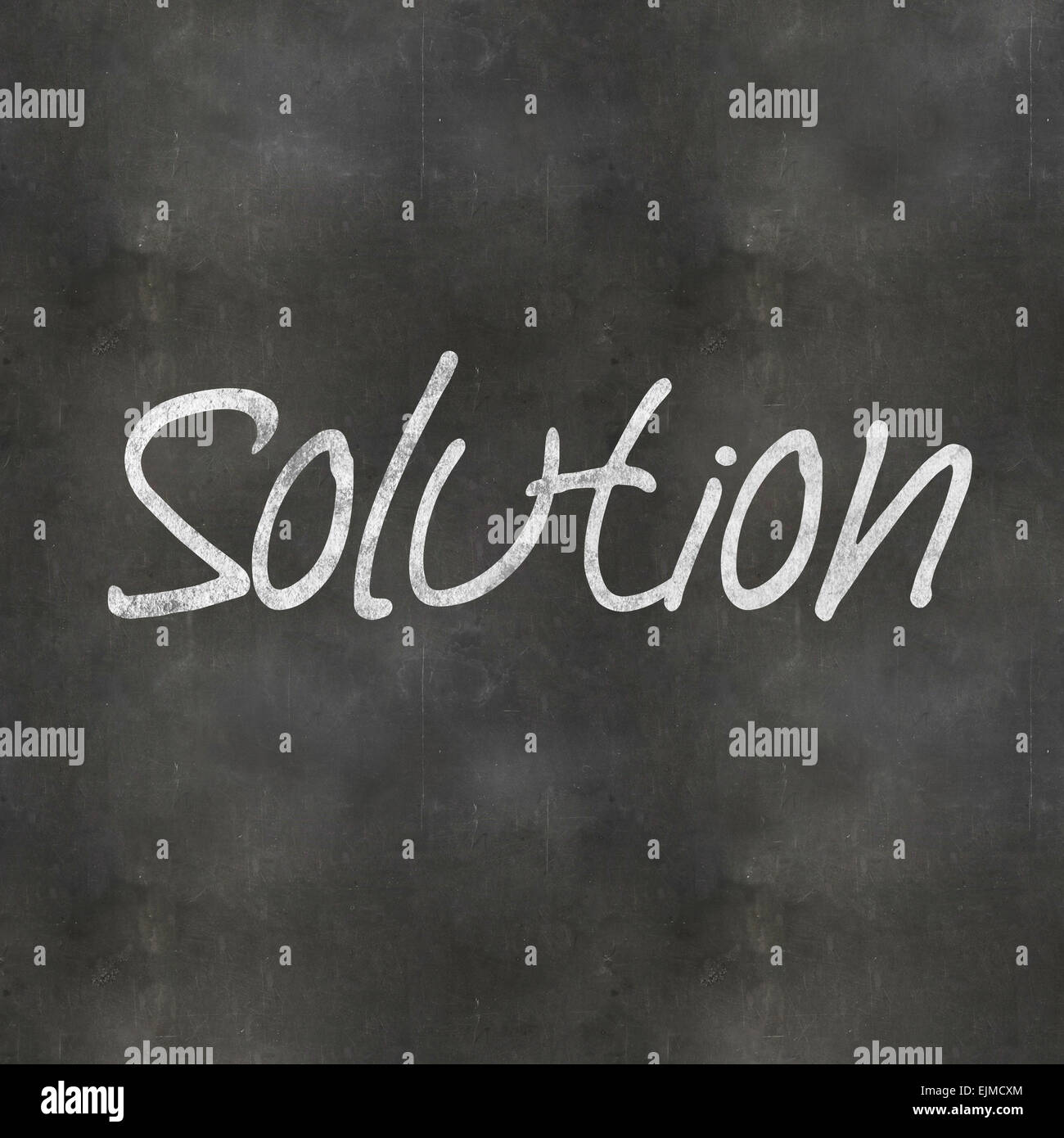 A Colourful 3d Rendered Concept Illustration showing Solution written ...