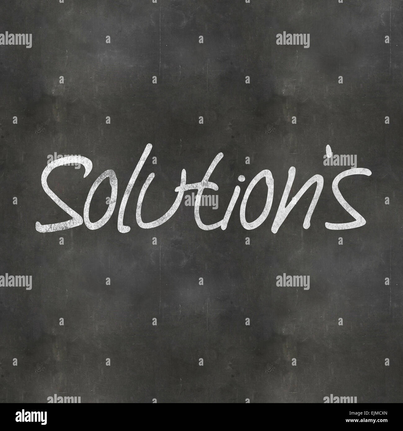 A Colourful 3d Rendered Concept Illustration showing Solutions written ...